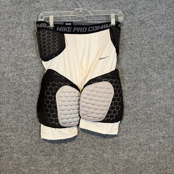 Nike | Shirts | Nike Pro Combat Shorts Mens Xl Black White Hyperstrong ...